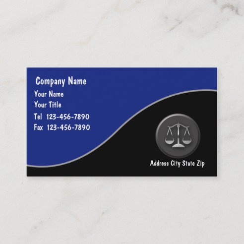 Paralegal Business Cards & Profile Cards | Zazzle CA