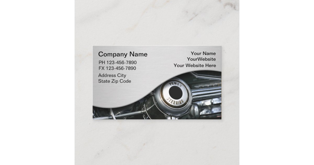 Auto Repair Business Cards | Zazzle