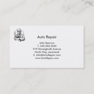 Auto Repair Business Cards & Profile Cards | Zazzle CA