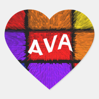 Ava Name Stickers, Ava Name Custom Sticker Designs