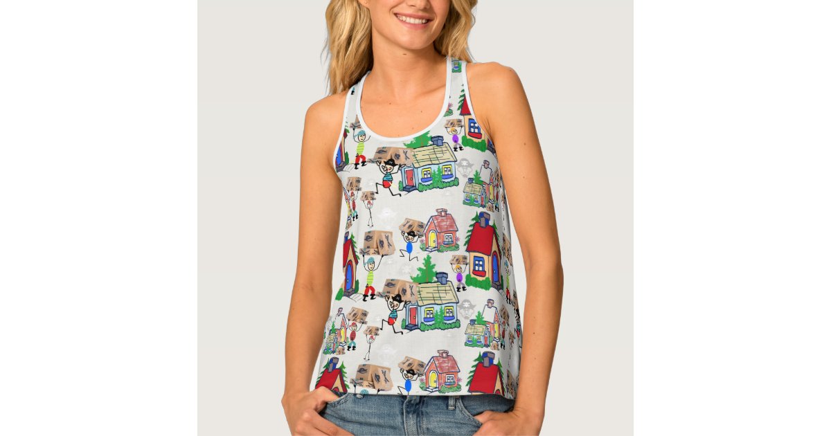 Avast Ye Porch Pirates! Tank Top | Zazzle