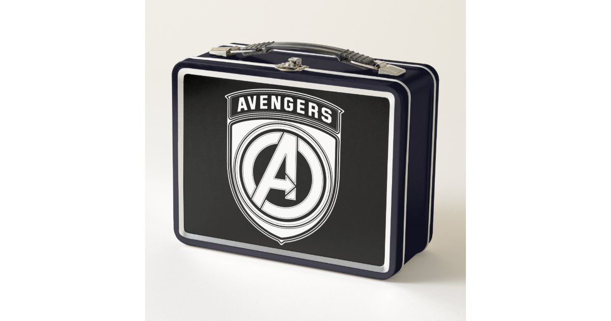 Avengers Logo Shield Icon Metal Lunch Box | Zazzle