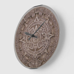 Aztec Calendar Large Wall Clock | Zazzle