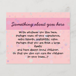 Babysitting day care child care promo glossy 4x5 flyer | Zazzle