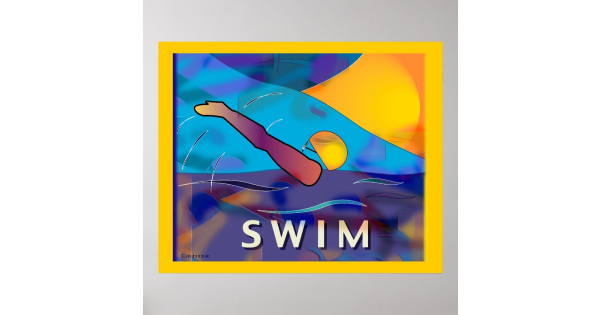 Backstroke Poster | Zazzle