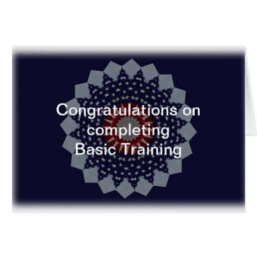 Basic Training Congratulations Greeting Cards | Zazzle