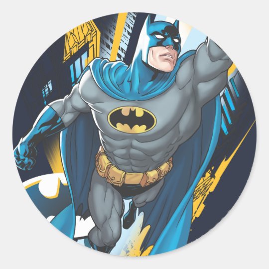 Batman Gotham Guardian Classic Round Sticker | Zazzle.ca