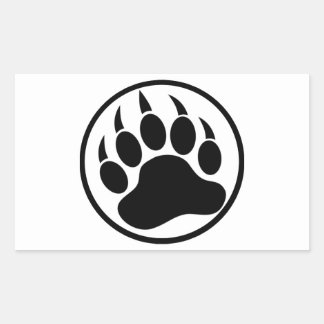 Bear Paw Stickers, Bear Paw Custom Sticker Designs
