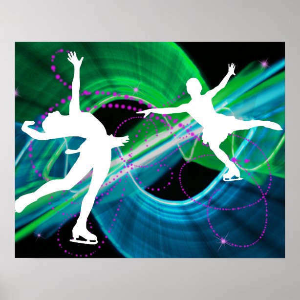 Figure Skating Posters, Prints & Poster Printing | Zazzle CA