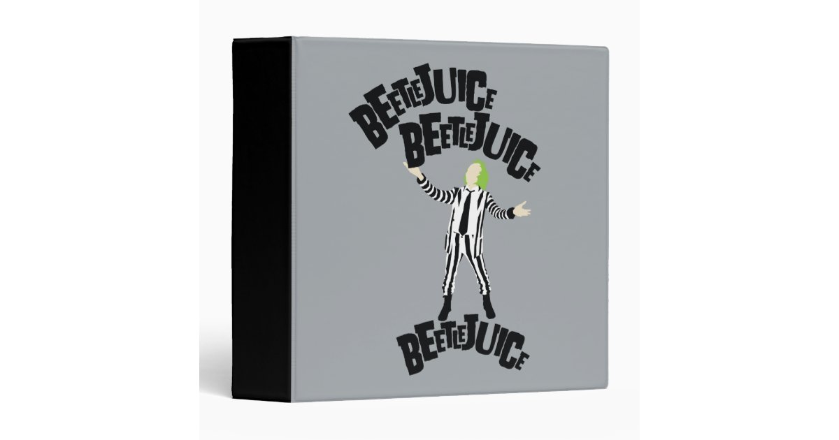 Beetlejuice Beetlejuice Beetlejuice Binder | Zazzle