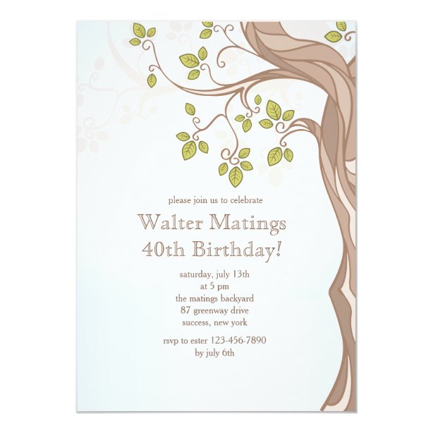 Nature Birthday Invitations | Zazzle CA