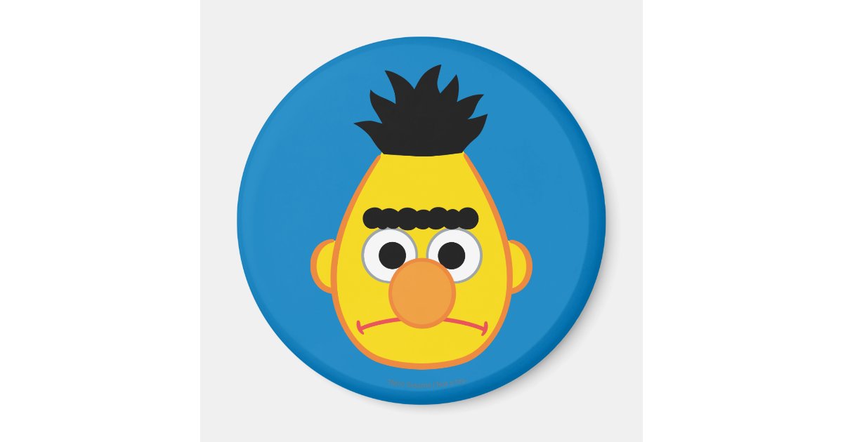 Bert Angry Face Magnet | Zazzle