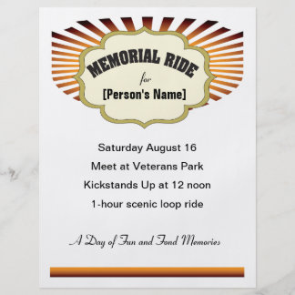 Celebration Of Life Promotional Flyers, Celebration Of Life Promotional ...