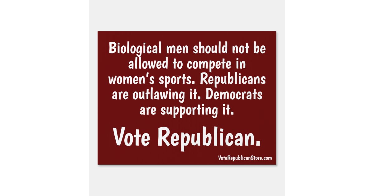 Biological men SIGN | Zazzle