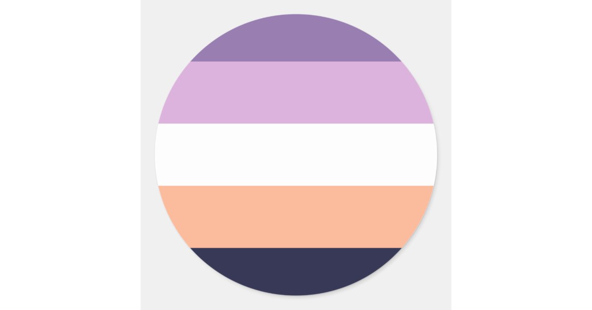 Biromantic Pride Flag Classic Round Sticker | Zazzle