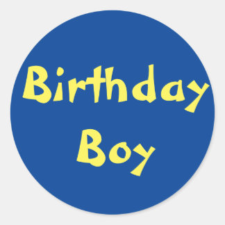 Birthday Stickers, Birthday Custom Sticker Designs