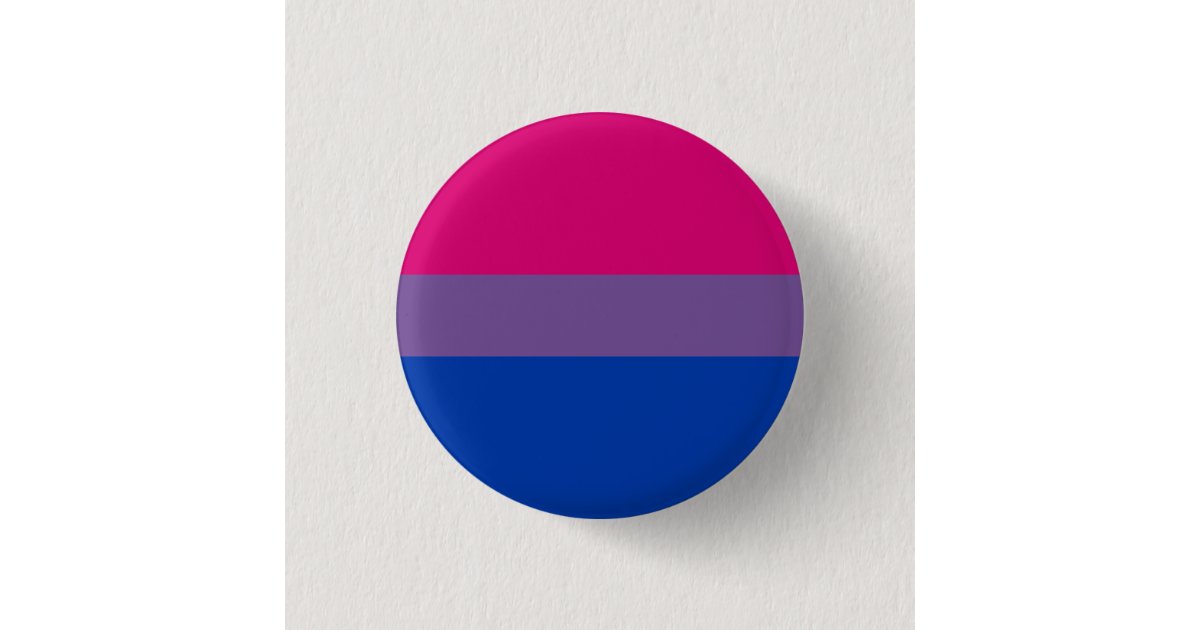 Bisexual Flag Badge 1 Inch Round Button Zazzle
