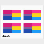 Bisexual/pansexual flag stickers | Zazzle