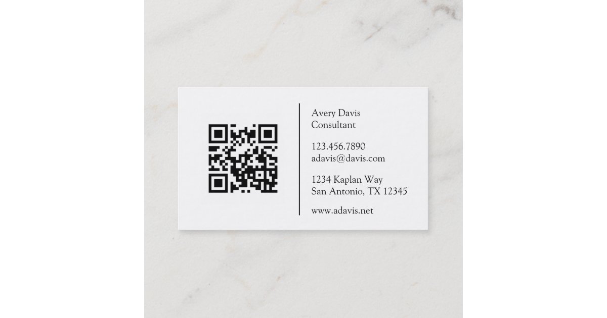 Black and White Anatomy Art Back Muscles QR Code Business Card | Zazzle