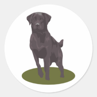 Black Lab Stickers, Black Lab Custom Sticker Designs