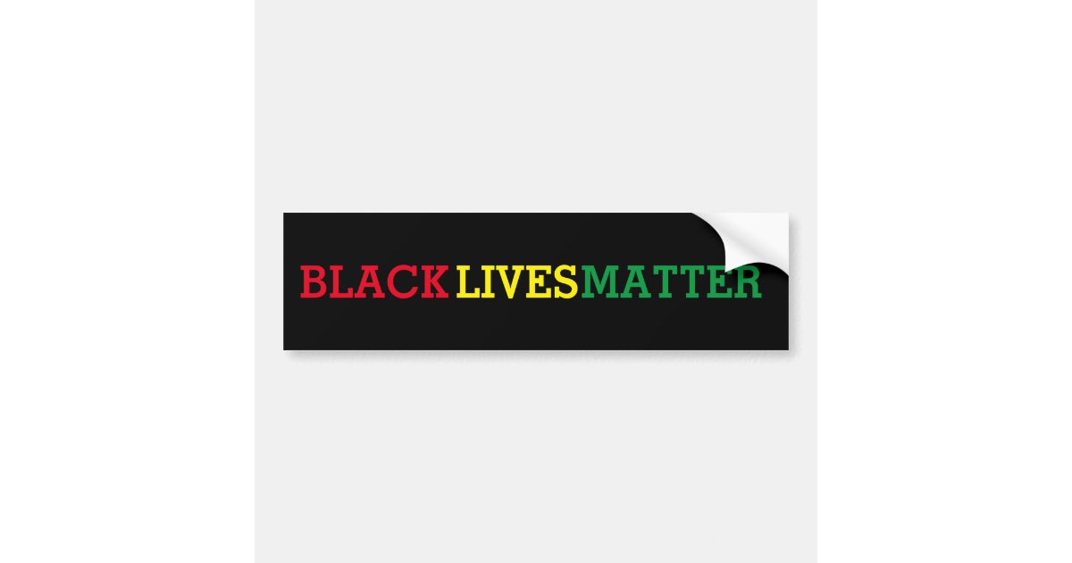 Black Lives Matter Bumper Sticker | Zazzle
