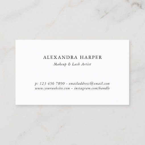 Black White Calligraphy Loyalty Punch Card | Zazzle