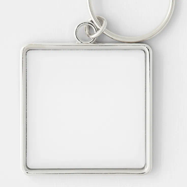 Blank Keychain Template | Zazzle