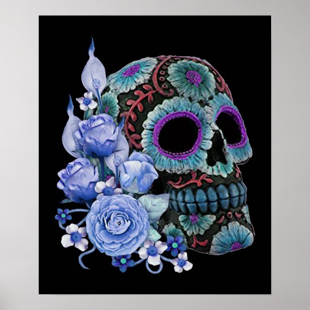 Sugar Skulls Posters, Prints & Poster Printing | Zazzle CA