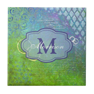 Monogram Decorative Ceramic Tiles | Zazzle.ca