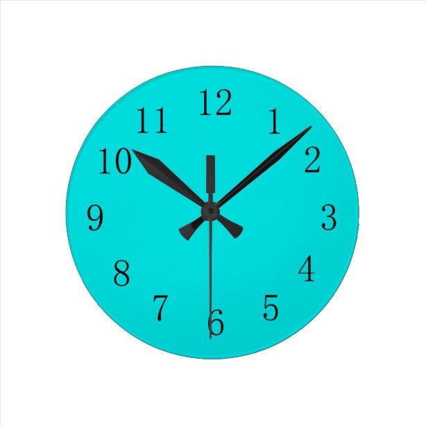 Blue Kitchen Wall Clocks | Zazzle.ca