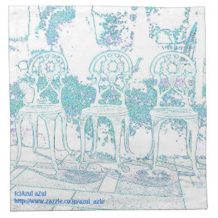 Line Drawing Napkins | Zazzle CA