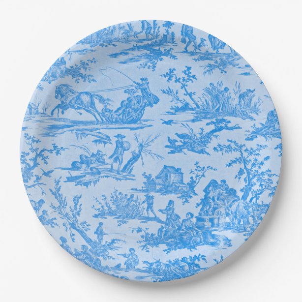 Toile Plates | Zazzle CA
