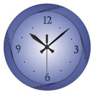 Blue Kitchen Wall Clocks | Zazzle.ca