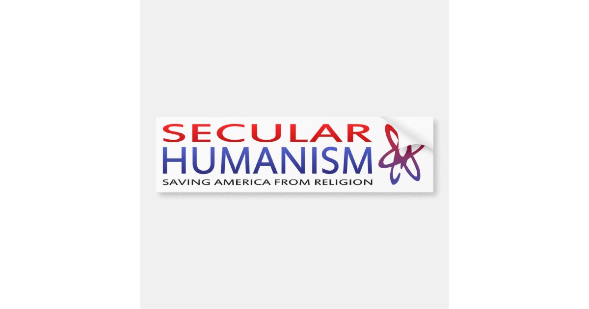 BMP Secular Humanism USA Bumper Sticker | Zazzle