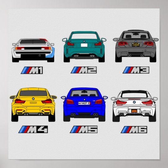BMW M-Series Poster | Zazzle.ca