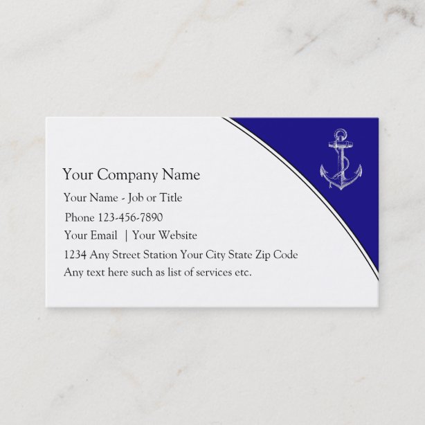Boat Captain Business Cards & Profile Cards | Zazzle CA