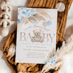 Teddy bear baby shower invitations online store