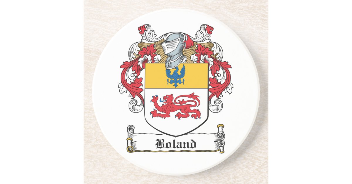 Boland Family Crest Coaster | Zazzle