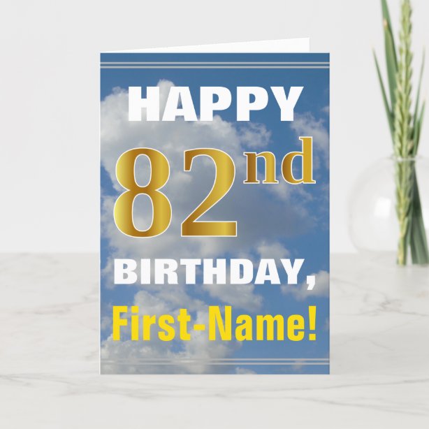 82nd Birthday Cards | Zazzle CA