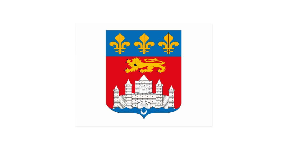 Bordeaux Coat of Arms Postcard | Zazzle.ca