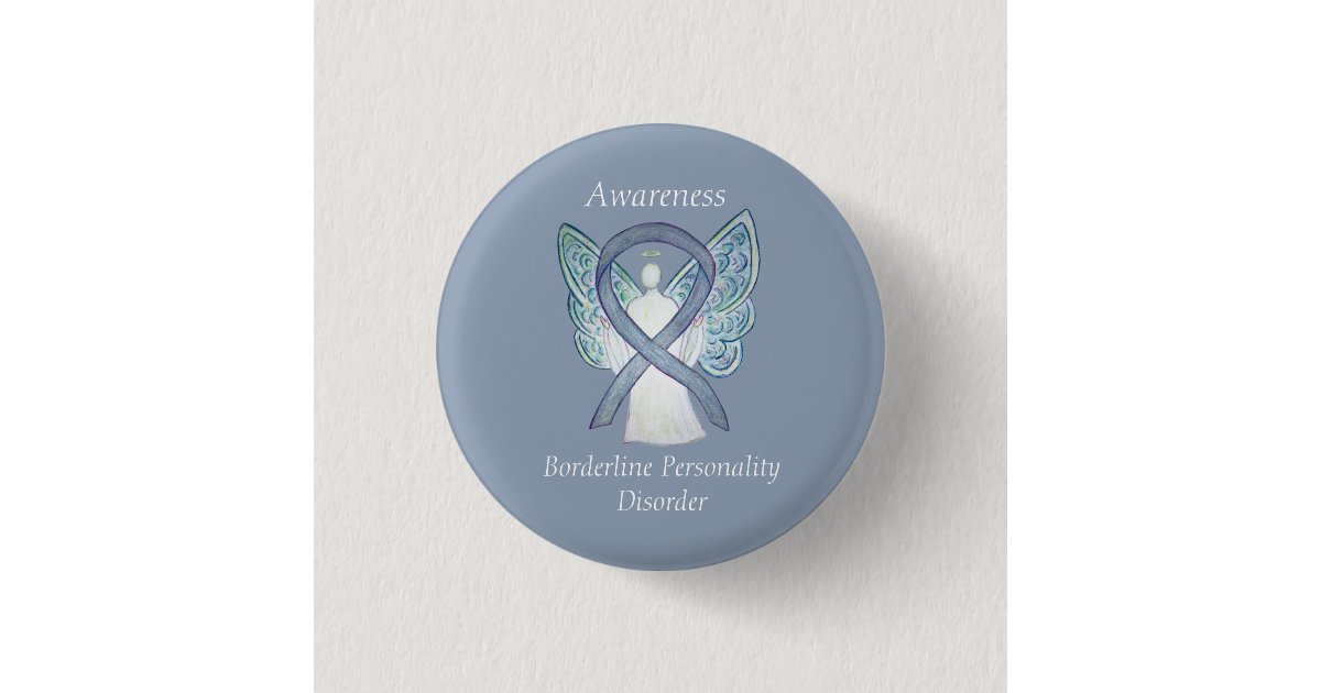 Borderline Personality Disorder (BPD) Ribbon Pins | Zazzle