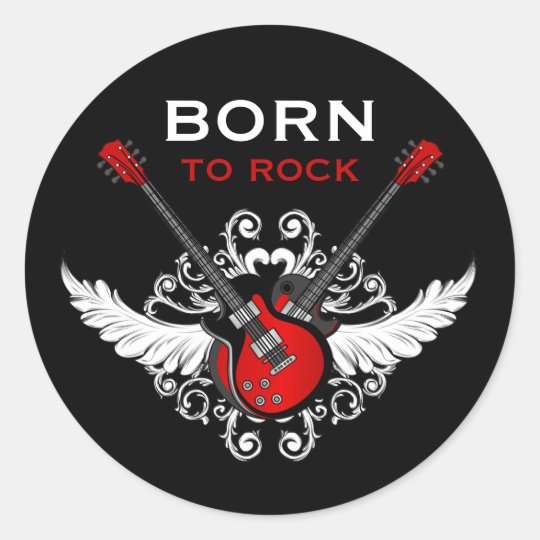 Born To Rock stickers | Zazzle.ca