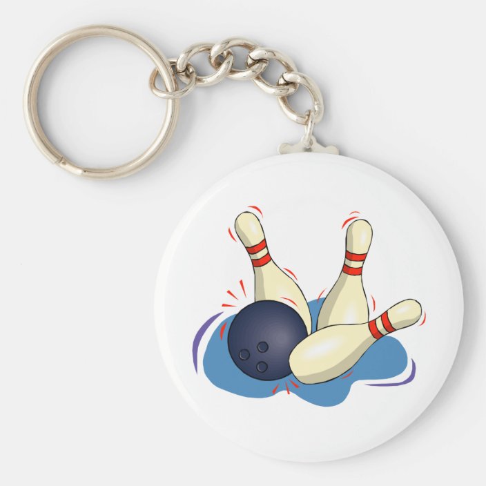 Bowling Keychain | Zazzle.ca
