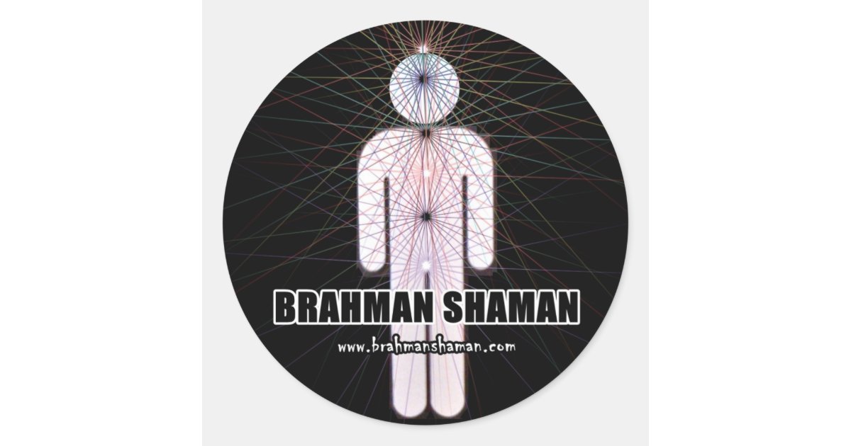 BRAHMAN SHAMAN - Chakra Sticker | Zazzle.ca