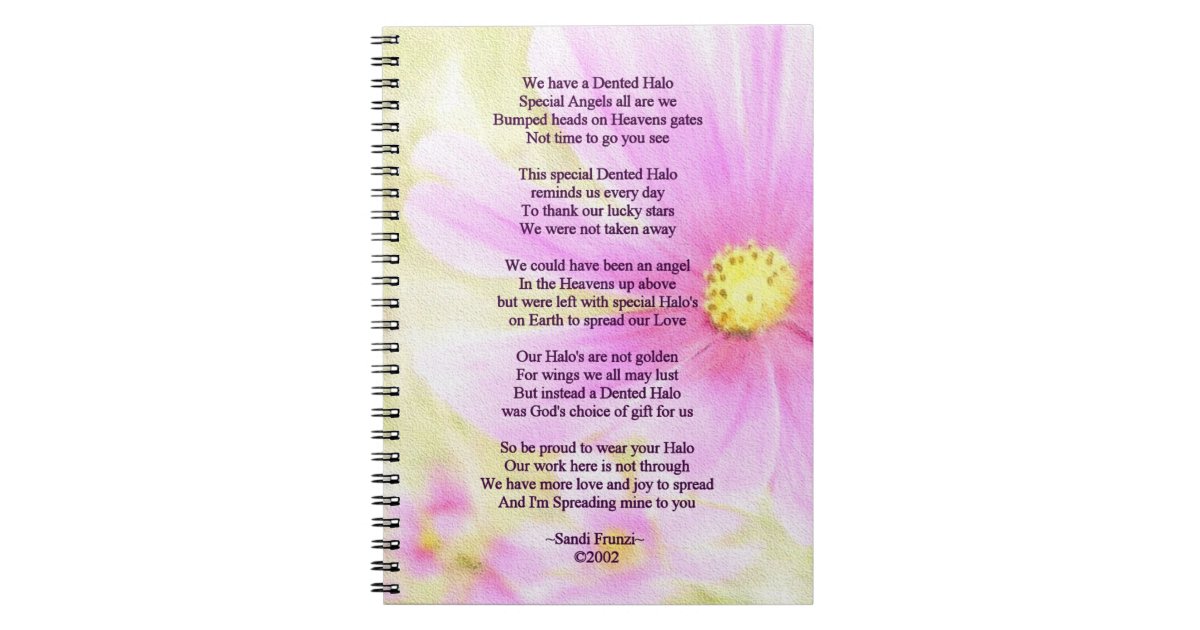 Brain Surgery Survivor Poem Notebook | Zazzle