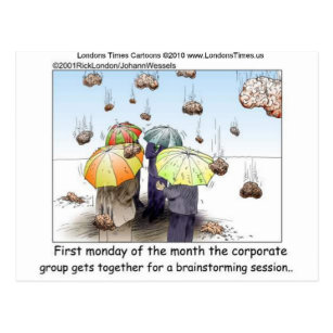 Funny Brainstorming Postcards | Zazzle CA