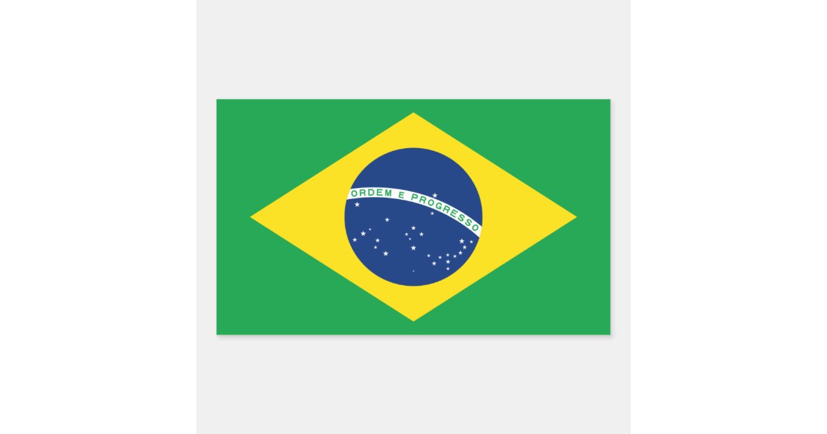 Brazil/Brazilian Flag Sticker | Zazzle