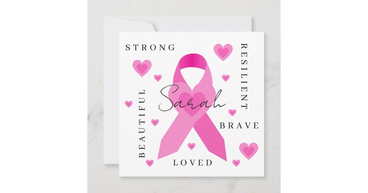 Breast Cancer Card | Zazzle