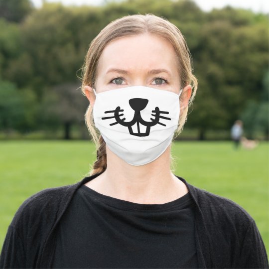 Bunny Rabbit Cloth Face Mask | Zazzle.ca