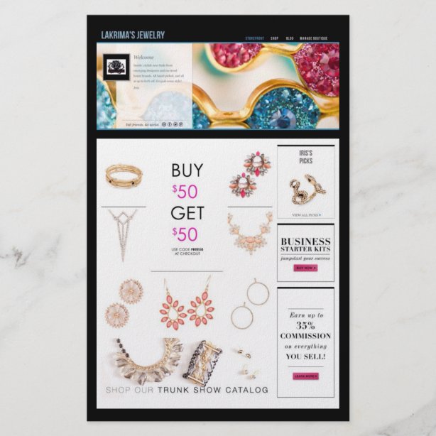 Jewellery Flyers | Zazzle.ca